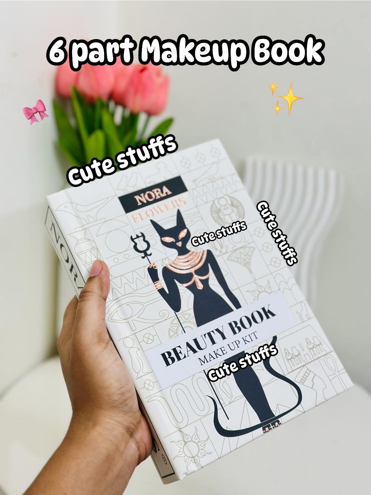 6 Part Makeup Book | Cute Stuffs